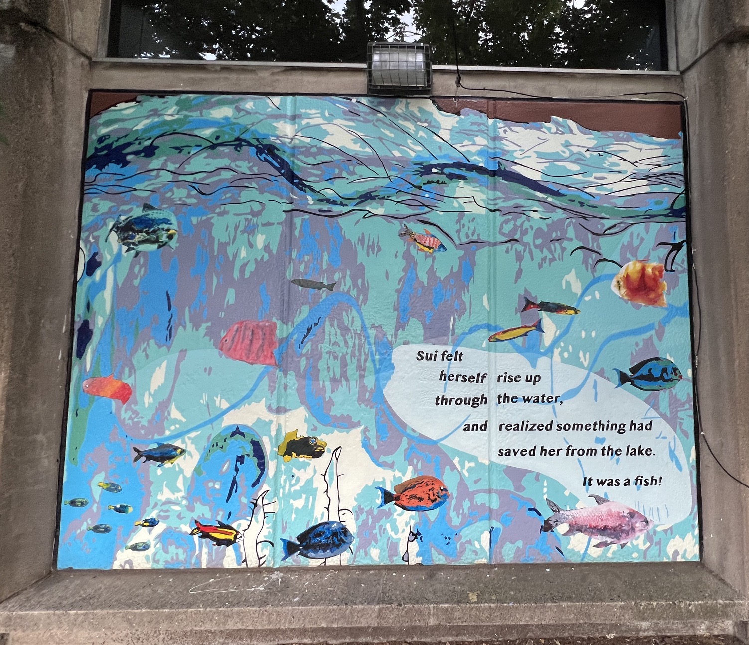 The Library Mural | Namely JT